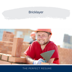 Bricklayer Resume