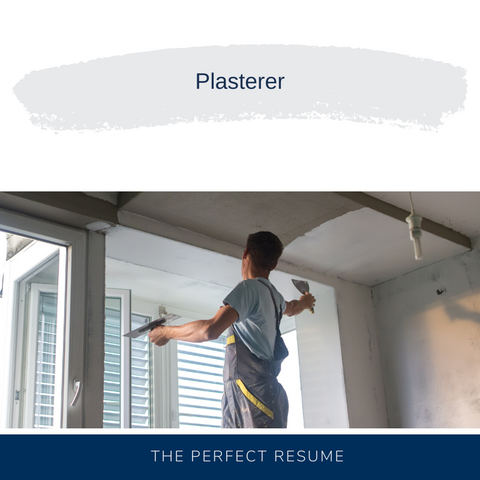 Plasterer Resume